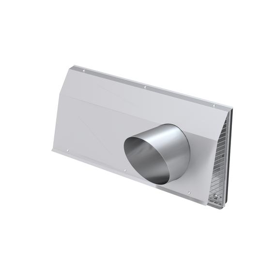 Kombinált külső fali rács - Ø 160 mm, bal, Külső rács, tetőkivezető ...